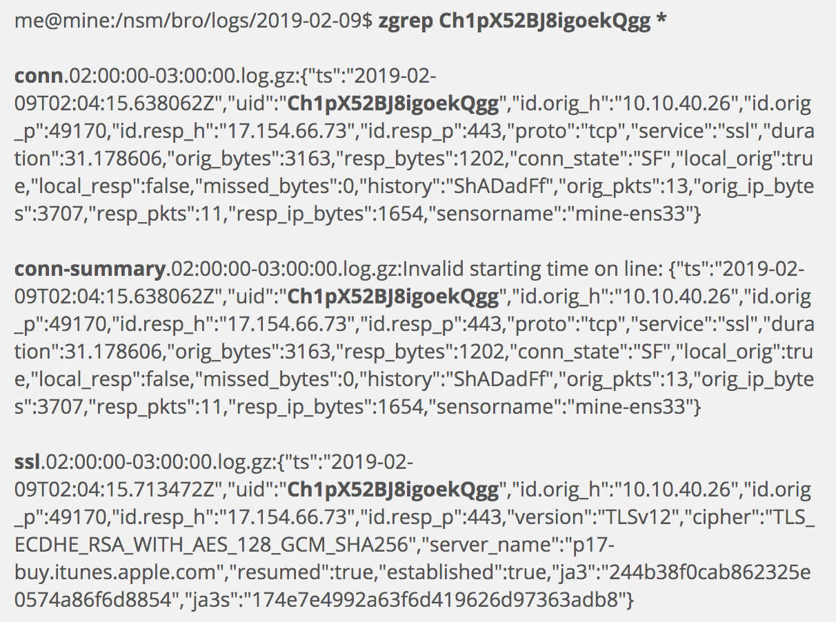 Examining Aspects of Encrypted Traffic Through Zeek Logs | Corelight