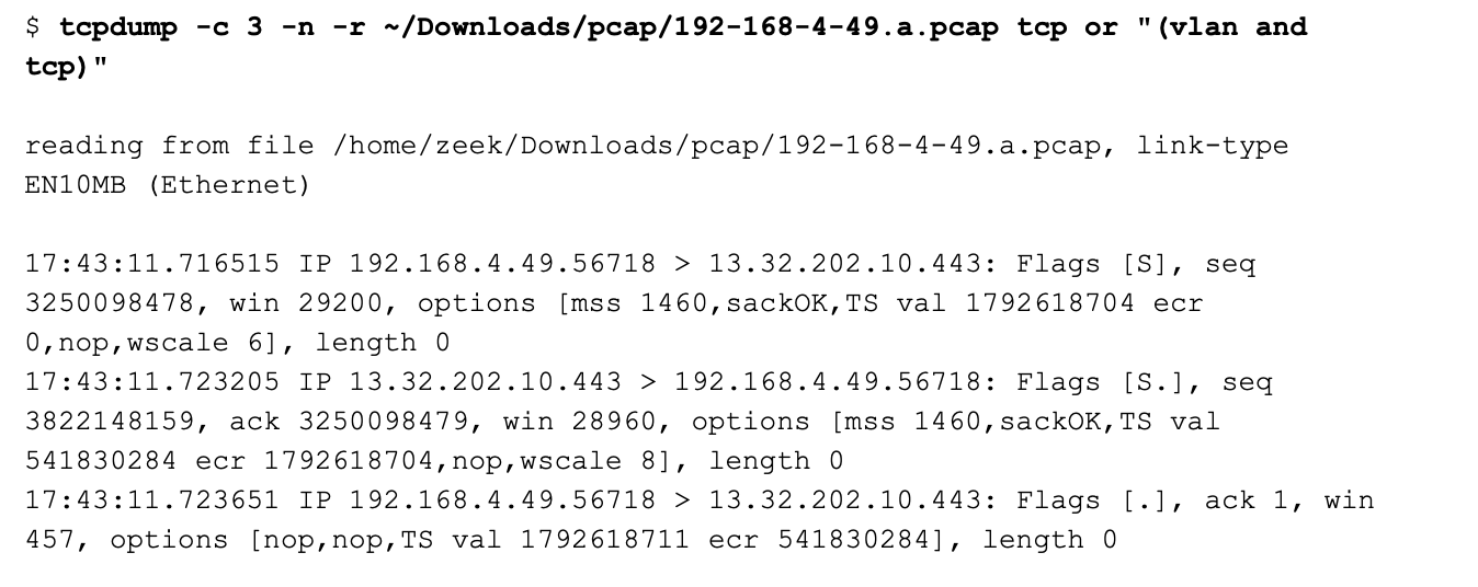 Mixed VLAN Tags and BPF Syntax | Corelight