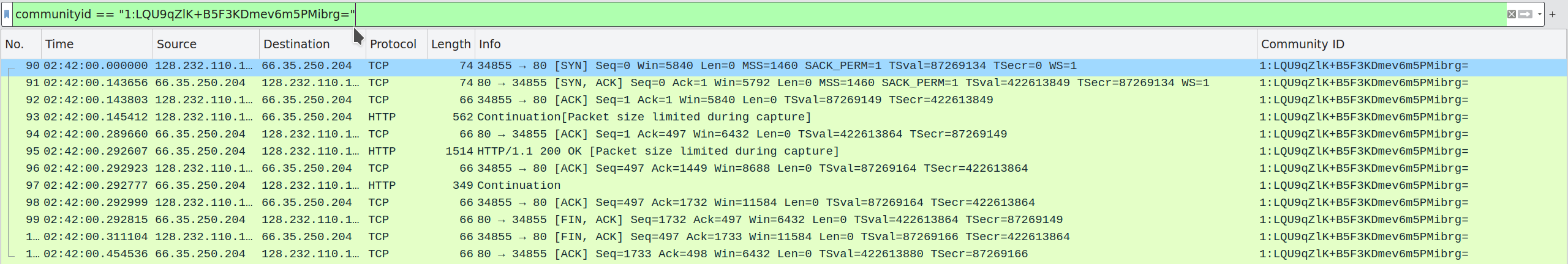 Community ID Support for Wireshark | Corelight