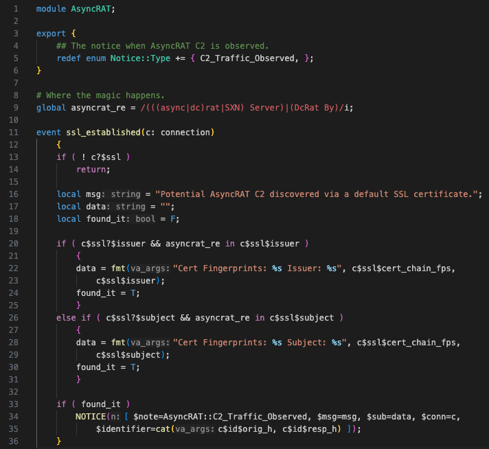Hunt of the Month: Detecting AsyncRAT Malware Over HTTPS | Corelight