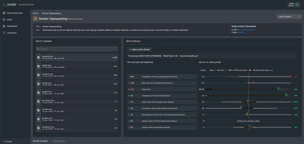 Corelight Investigator introduces new Machine Learning Models