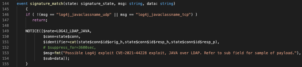 Detecting Log4j Ldap Vulnerability Using Zeek Corelight