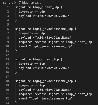 Detecting Log4j LDAP Vulnerability Using Zeek | Corelight
