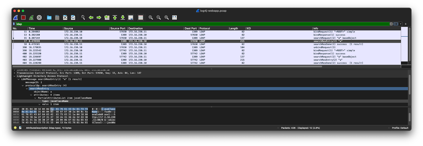 Detecting Log4j Ldap Vulnerability Using Zeek Corelight