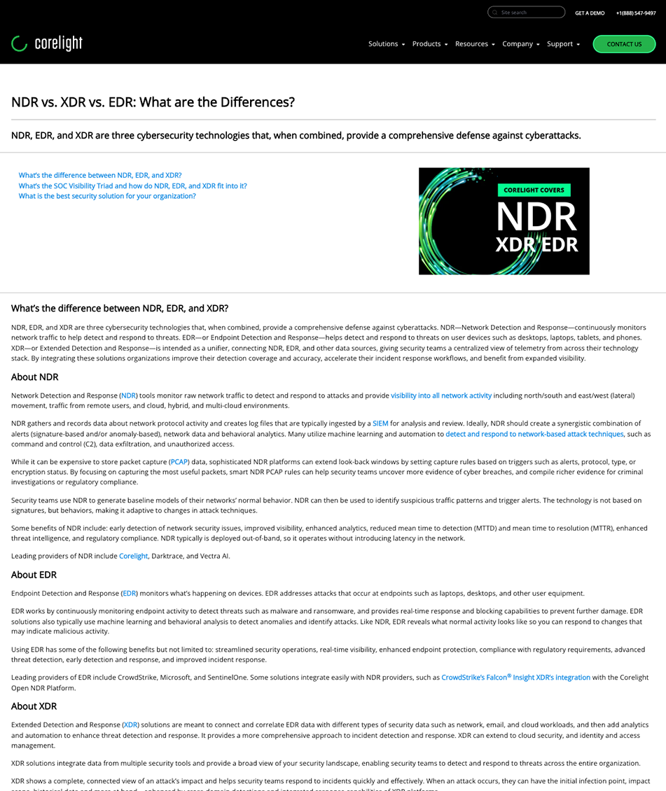 Threat Detection And Response Explained 2025 Guide Corelight