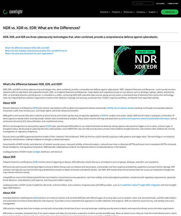 Threat Detection And Response Explained 2025 Guide Corelight