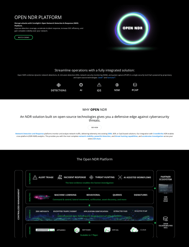 Why Open Ndr Corelight